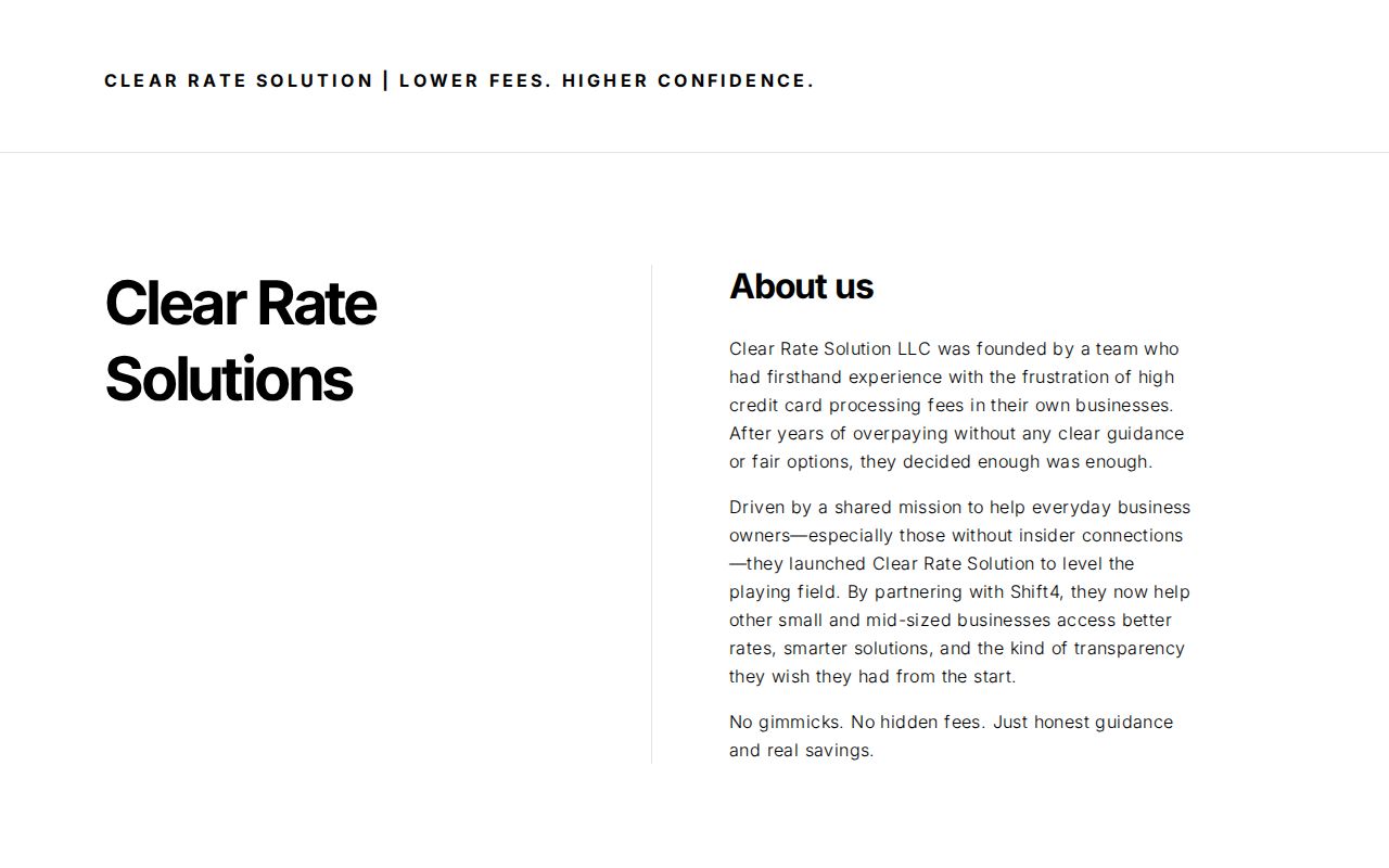 Clear Rate Solutions